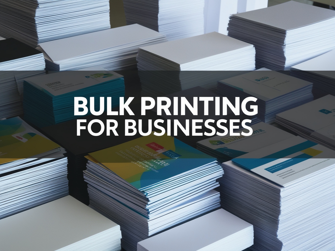 Bulk Printing for Businesses: Cost-Effective Solutions for Large Print Runs