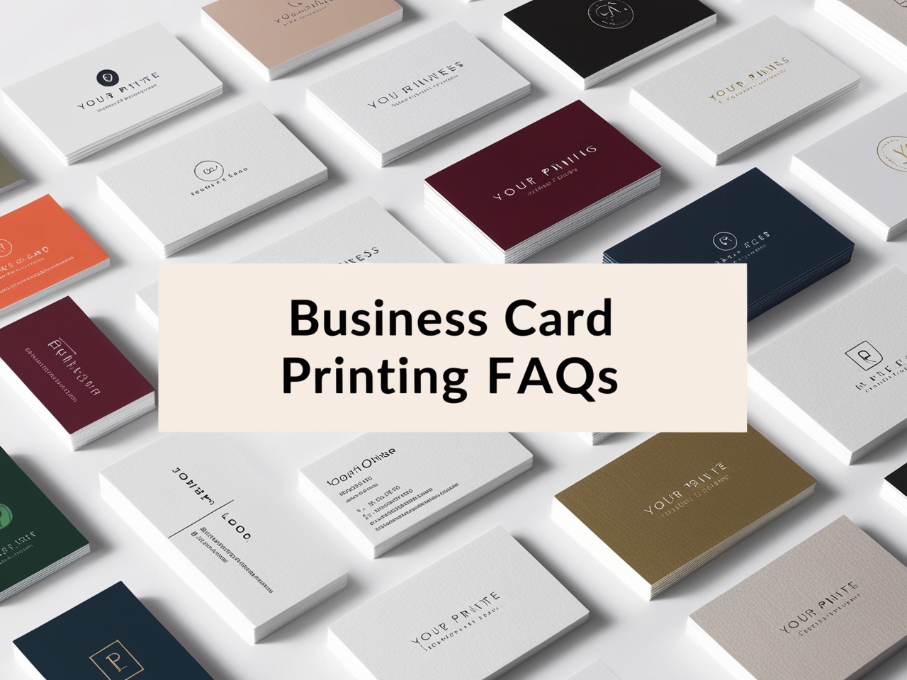 Business Card Printing FAQs: Everything You Need to Know