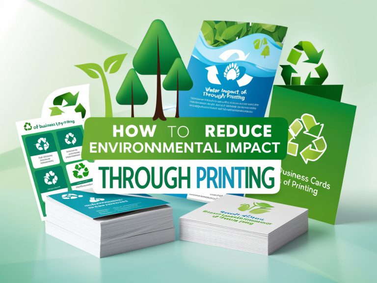 How to Reduce Environmental Impact Through Printing: Practical Tips for ...