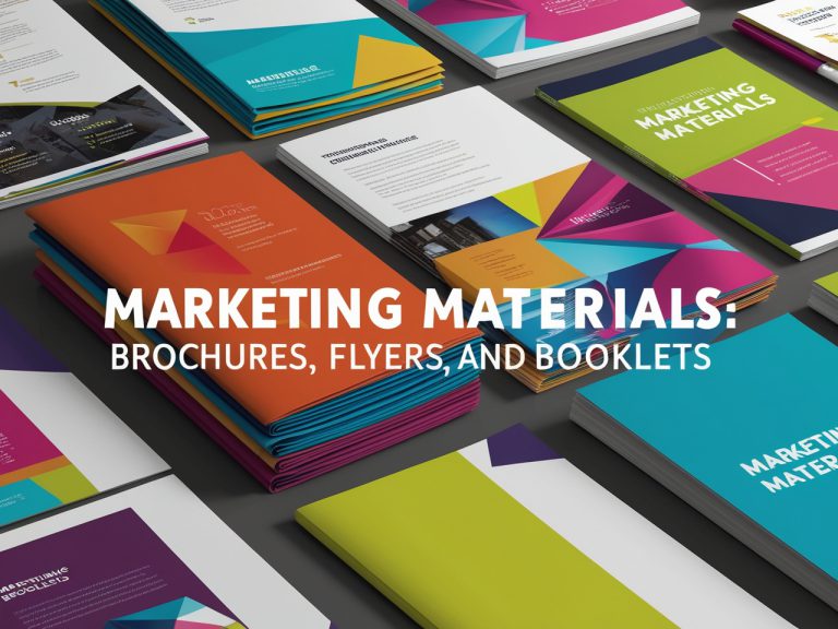 Guide to Marketing Materials: Brochures, Flyers, and Booklets