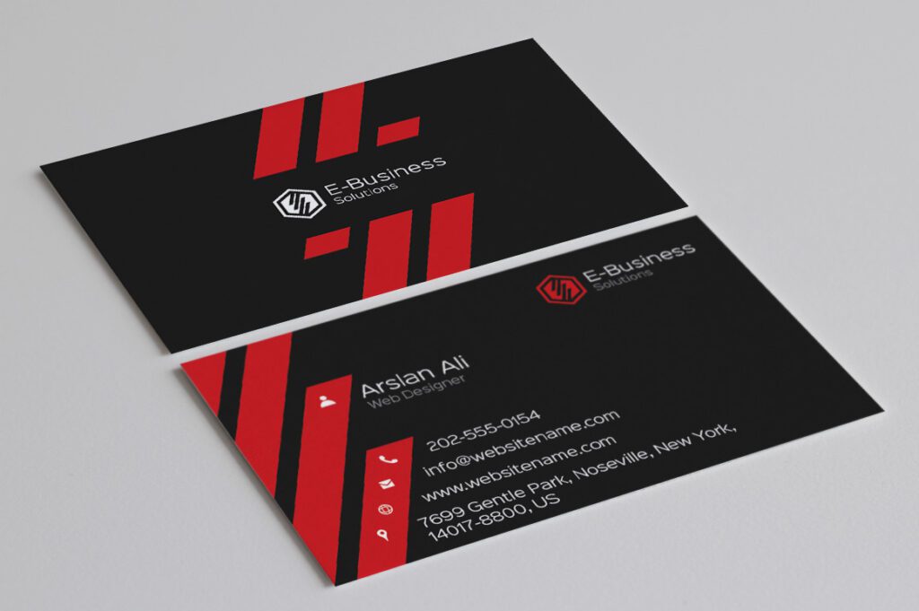 Precision Focus Business Card Template - Printing.com.sg
